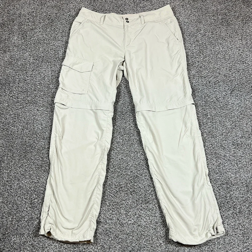 Columbia | Shorts | Columbia Pants Womens Short Tan Pfg Cargo ...